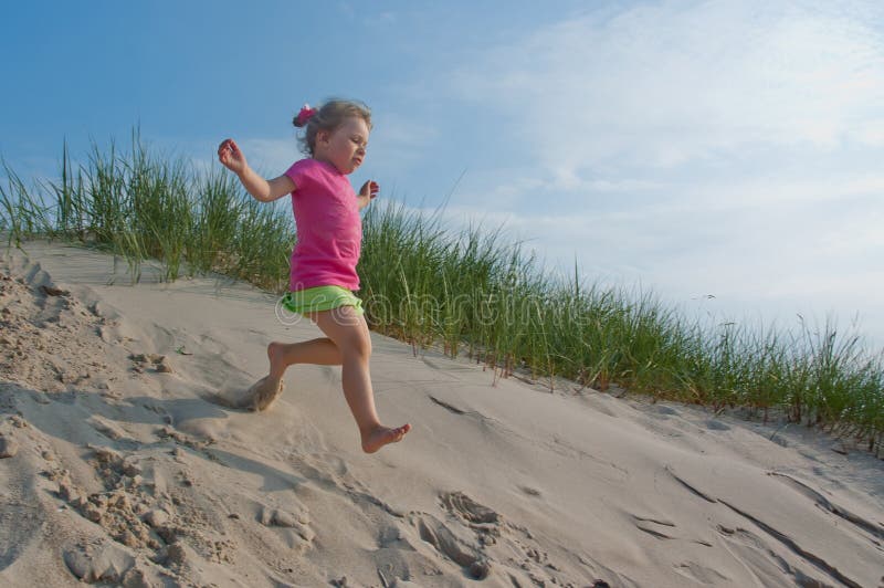 Little runner stock photo. Image of girl, summer, path - 47312208