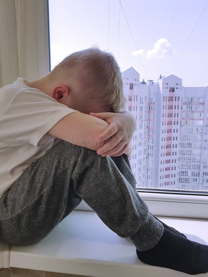 Little Boy Cries with Tears Stock Photo - Image of outdoor, toddler ...