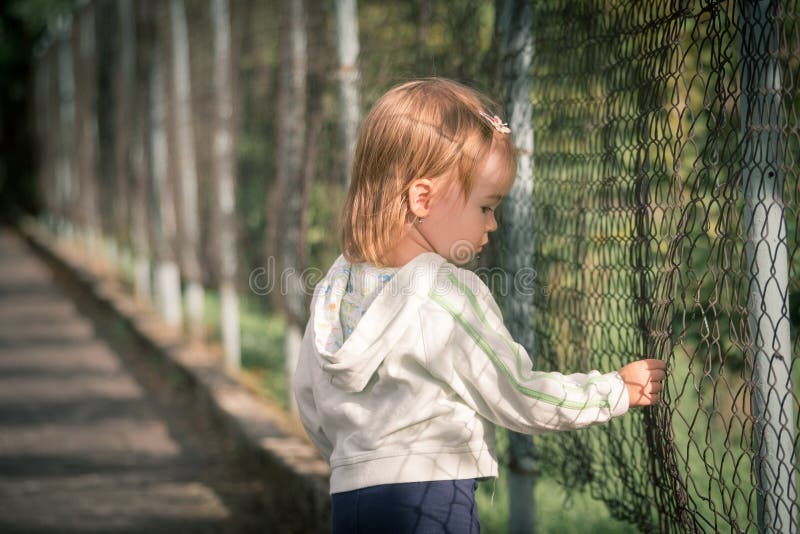 Poor Little Girl stock photo. Image of homeless, poor - 9107808