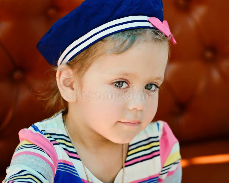 478 Little Girl Sailor Hat Stock Photos - Free & Royalty-Free Stock ...