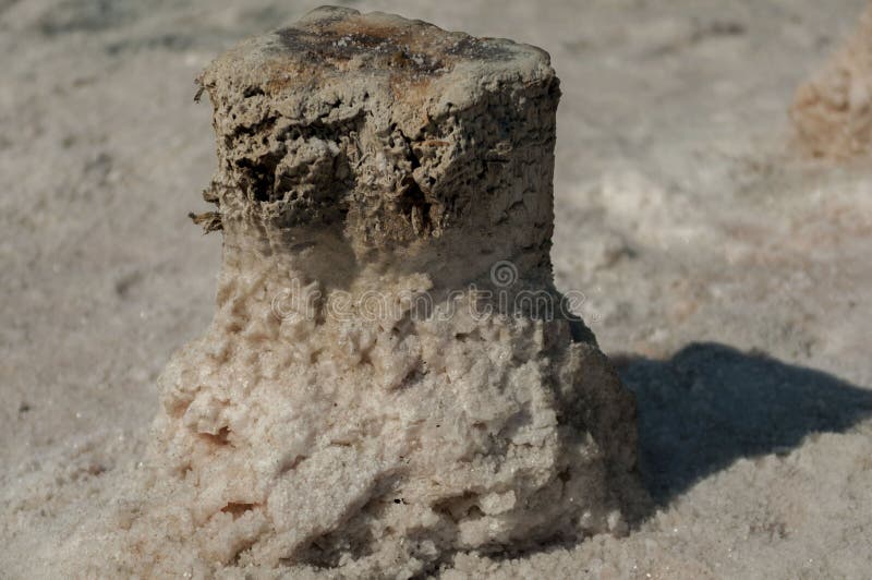 Little Salt Waterfall Underground in Salt Mine Stock Image - Image of ...