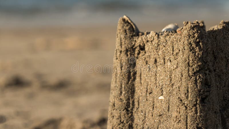 A little sand castle stock photo. Image of play, holiday - 120104104