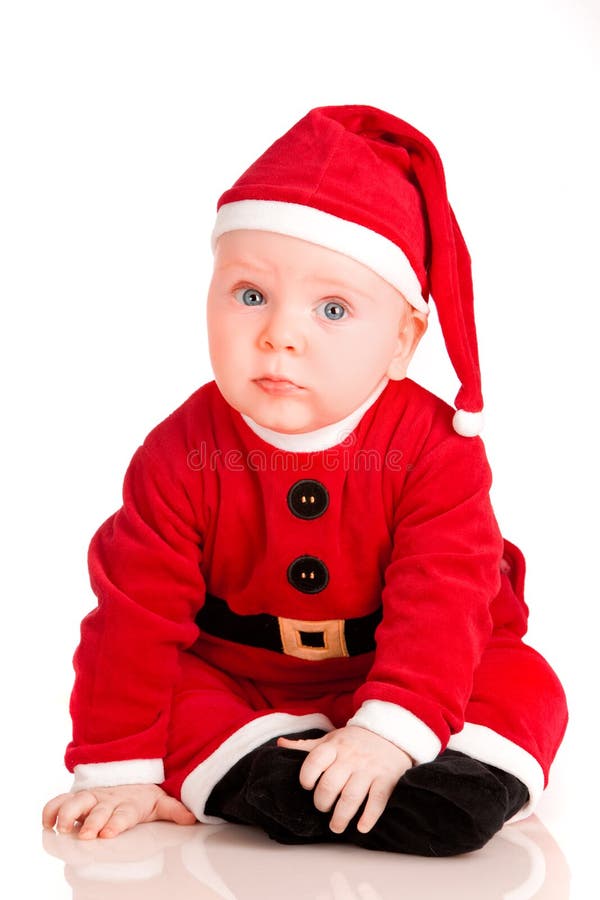 Little Santa stock photo. Image of isolated, holiday - 12398654