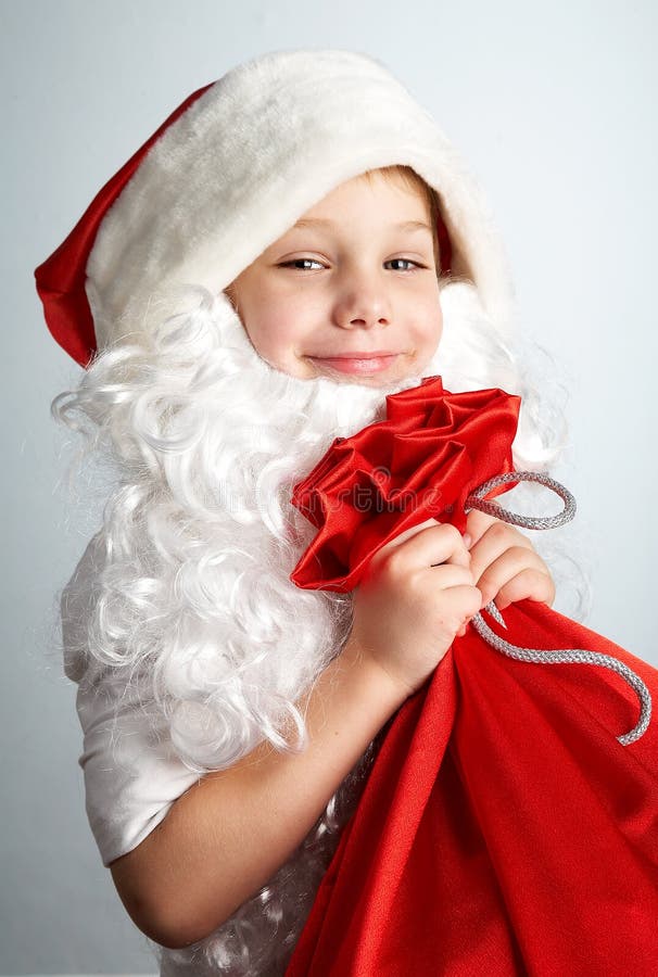 Little chocolate Santa stock image. Image of celebration - 3537017
