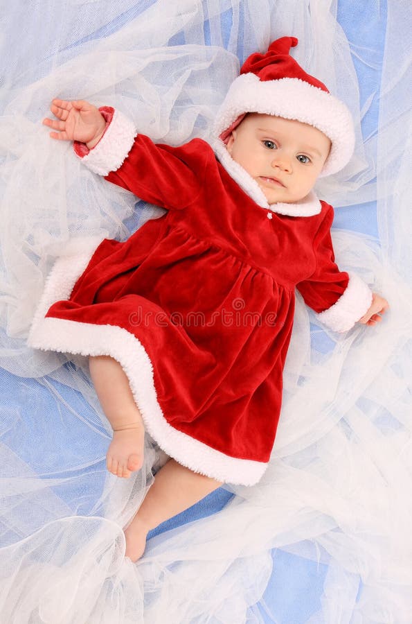 Little Santa. stock photo. Image of emotion, child, adorable - 17937230