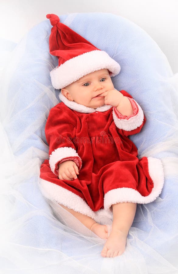 Little Santa. stock photo. Image of born, happy, caucasian - 17937262