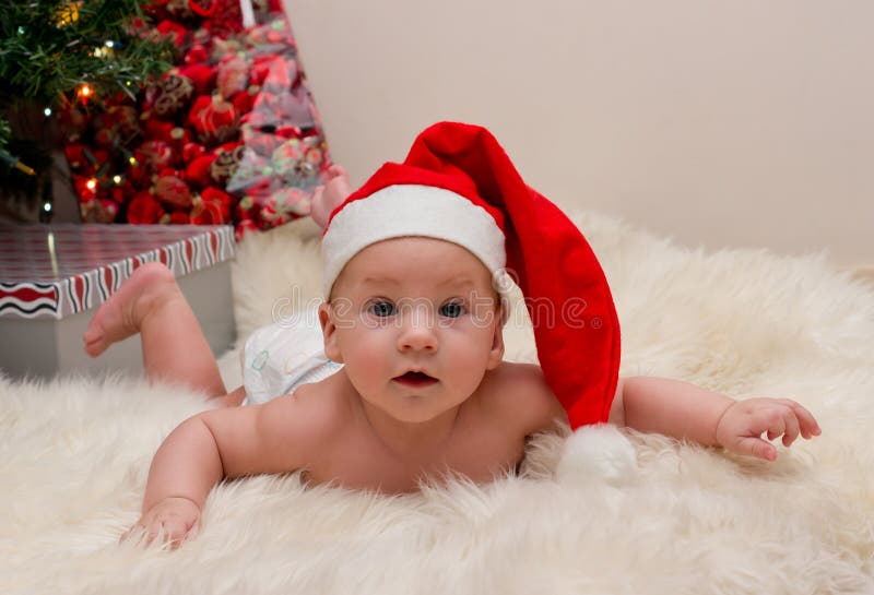 Little Santa stock photo. Image of holiday, santa, children - 27806332