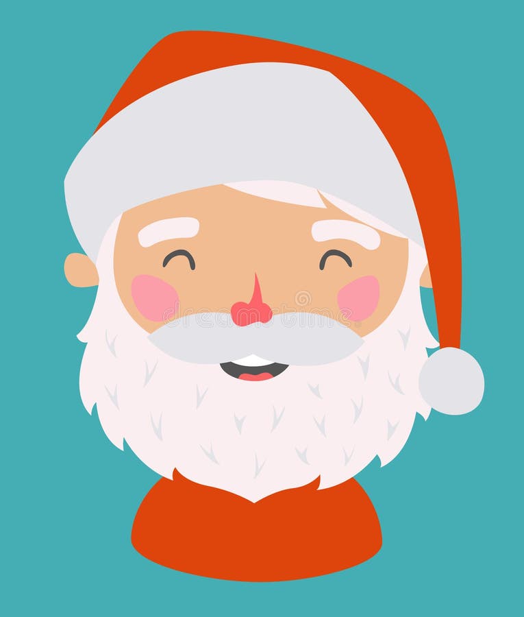 Little Santa. Vector Avatar Stock Vector - Illustration of season ...