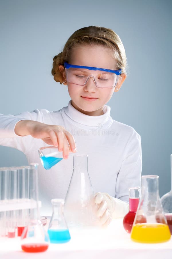 Little scientist stock photo. Image of bottle, chemist - 18591844