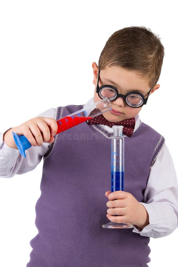 Little Scientist stock photo. Image of isolated, scientific - 38181244