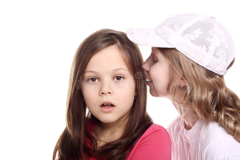 Secret stock image. Image of girls, casual, friendship - 9874583