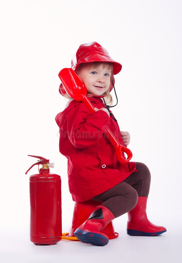 189 Little Girl Firefighter Stock Photos - Free & Royalty-Free Stock ...