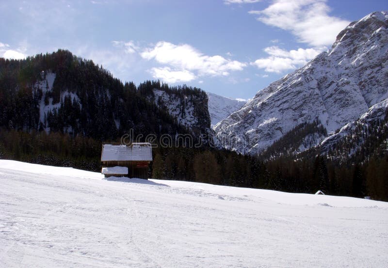 Little shack stock image. Image of winter, mountain - 198032211