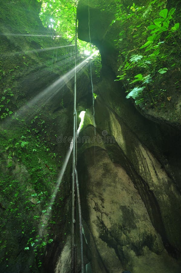 A Little Shine from the Rock Stock Image - Image of river, little ...