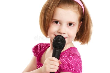Little singer stock image. Image of smile, mouth, performer - 10353141
