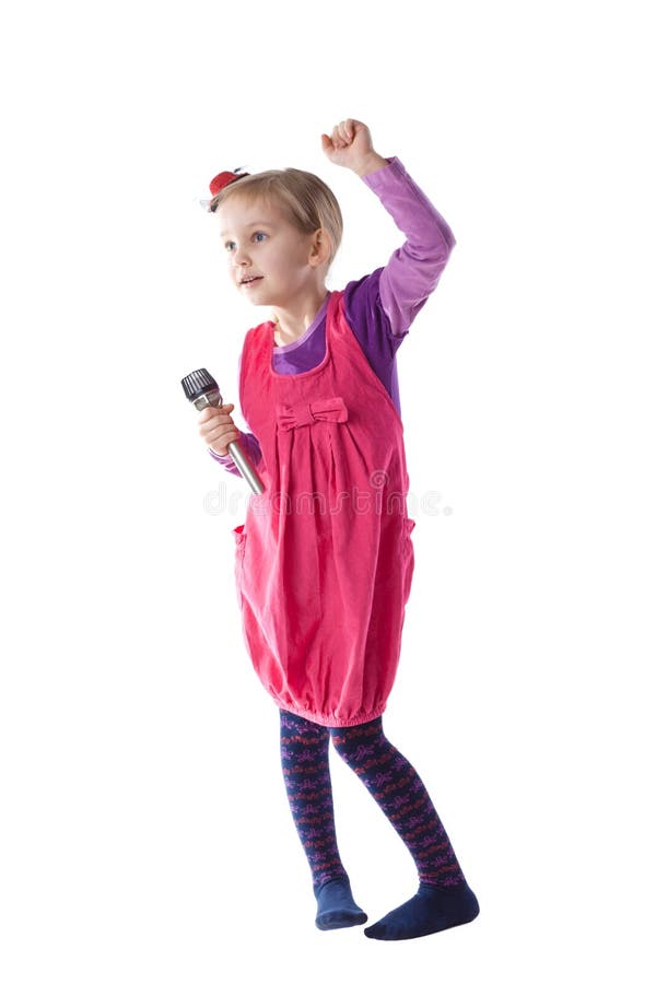 Little singer stock image. Image of artist, leisure, culture - 19428909