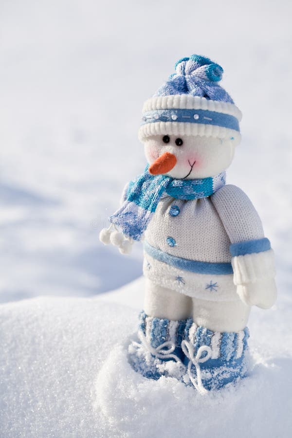 Little snowman. stock image. Image of snowman, seasonal - 34920335