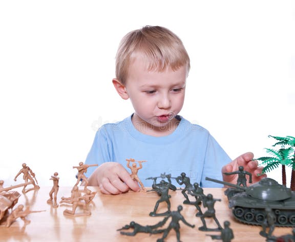 Little soldiers stock image. Image of playact, grade, energy - 8610171