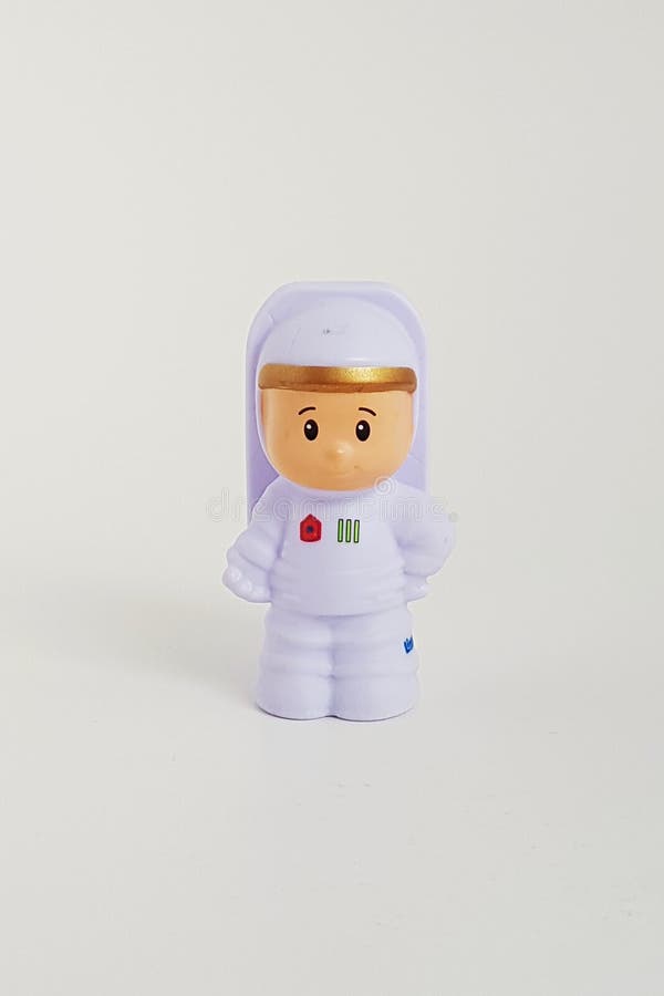 Little Spaceman Kids Toy Figurine Stock Image - Image of play, figure ...