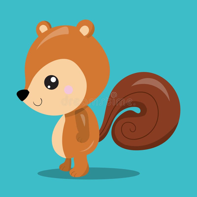 Squirrel Side Stock Illustrations – 590 Squirrel Side Stock ...