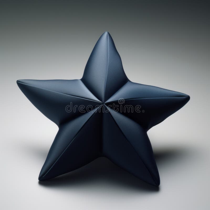 Little Star: a Dark Indigo and Navy Lycra Object Inspired by Jeff Koons ...