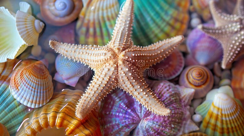 The Little Starfish for Theme Stock Image - Image of collection ...