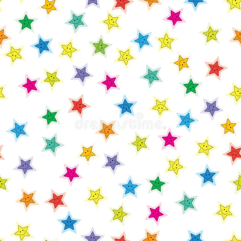 Little stars pattern stock vector. Illustration of yellow - 44952974