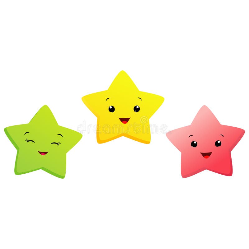 Cartoon Little Star stock vector. Illustration of happy - 43670778
