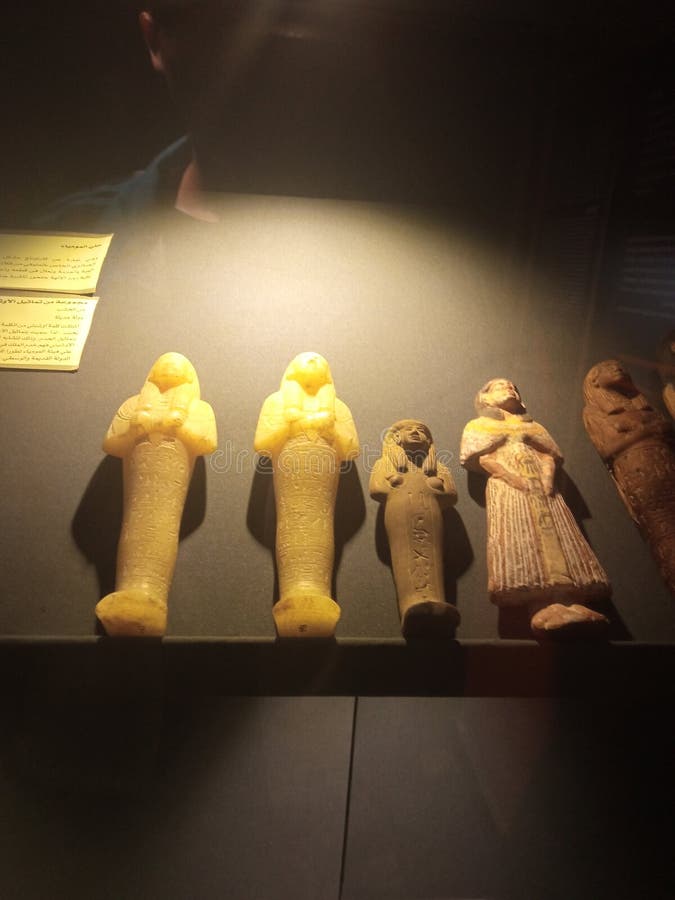 A Little Statue in a Museum Somewhere in Egypt Editorial Stock Image ...