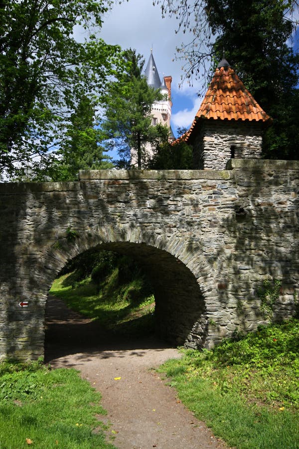Little stone bridge stock image. Image of tourist, lawn - 46721039