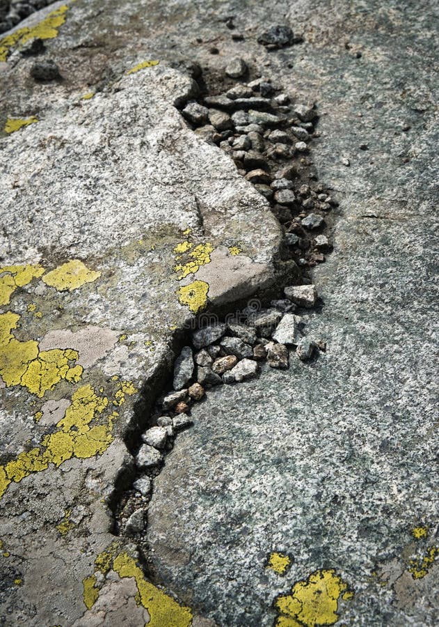 Little Stones Scattered Over Granite Stone Stock Image - Image of ...