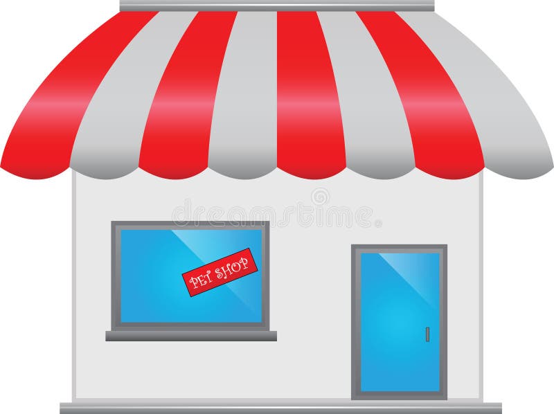 Little store stock vector. Illustration of door, sign - 20249847