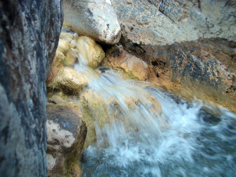 Little stream stock image. Image of blue, river, samaria - 176681