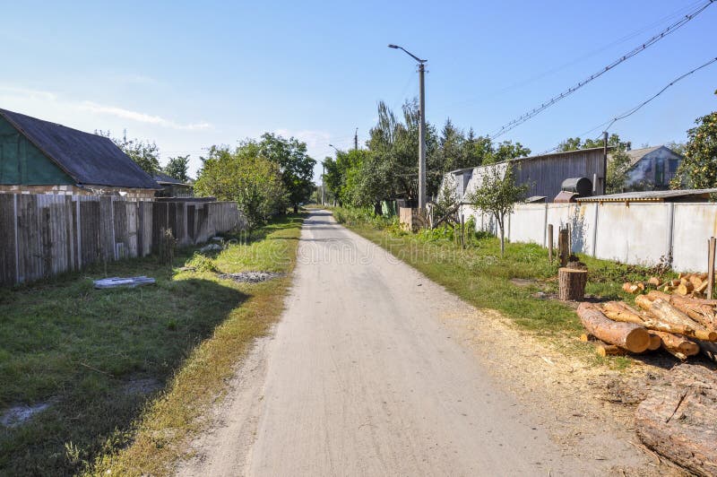 Little Street in the Small Town. Suburb Stock Photo - Image of moderate ...