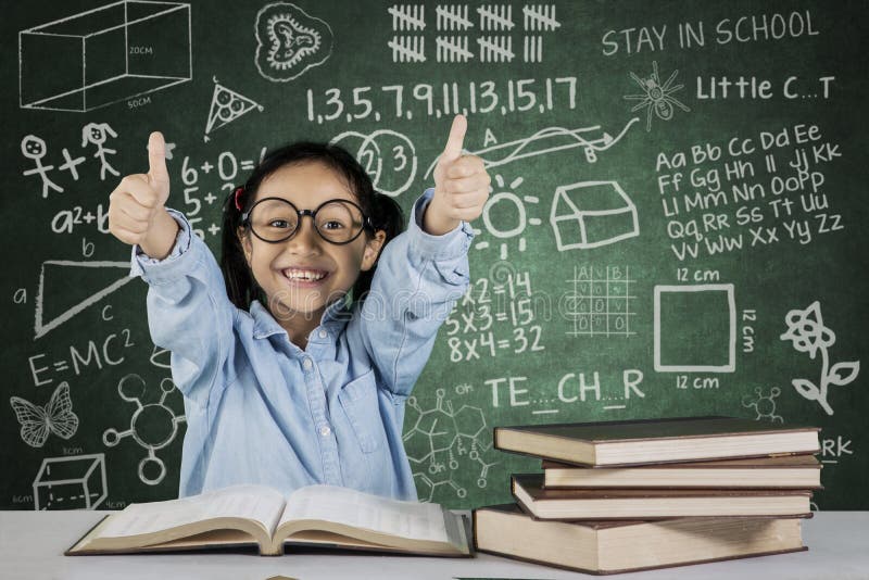 Little Student Showing Ok Sign Scribble Stock Photos - Free & Royalty ...