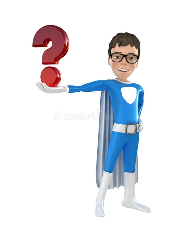 Little superhero posing stock illustration. Illustration of isolated ...