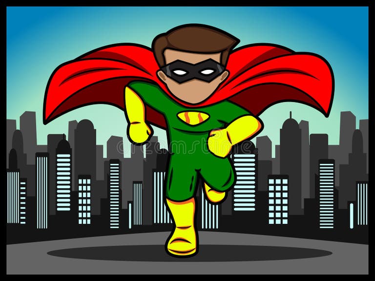 Running Heroes Stock Illustrations – 244 Running Heroes Stock ...
