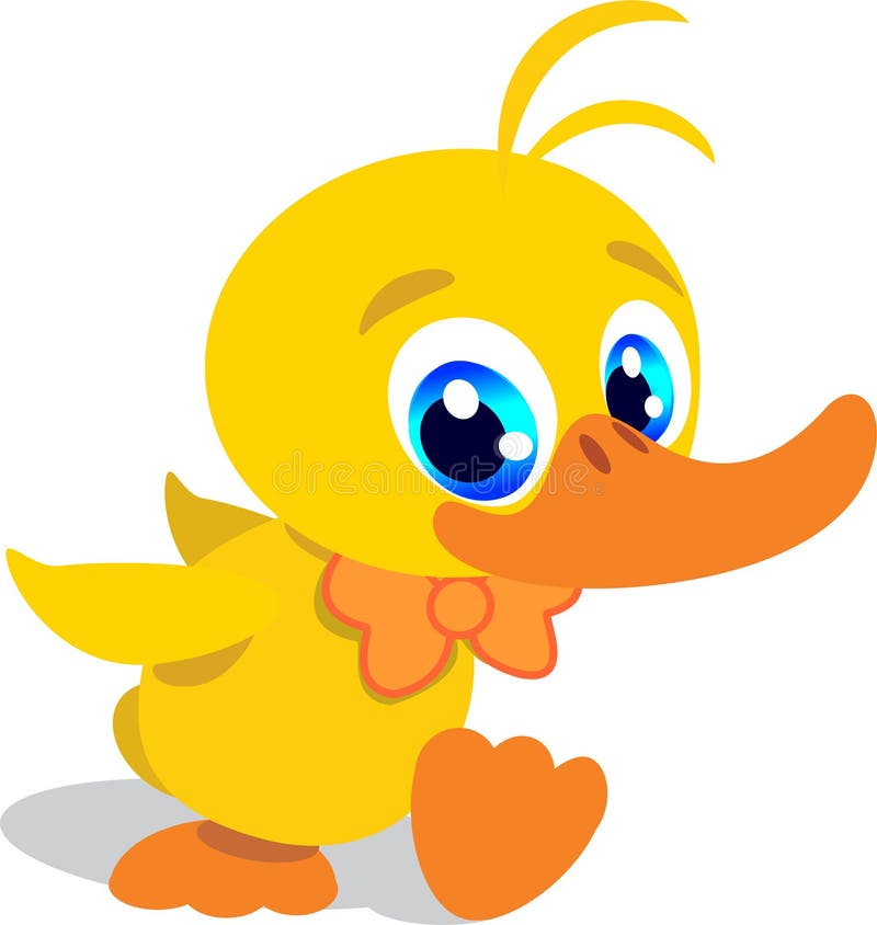 Little sweet duck stock vector. Illustration of drawing - 8548232