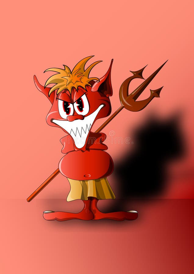 Little , Sweet, Little Devil. Stock Vector - Illustration of demon ...