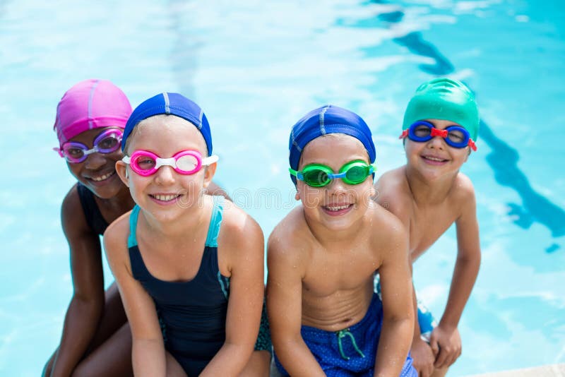 Little Boy Sitting Swimmers Stock Photos - Free & Royalty-Free Stock ...