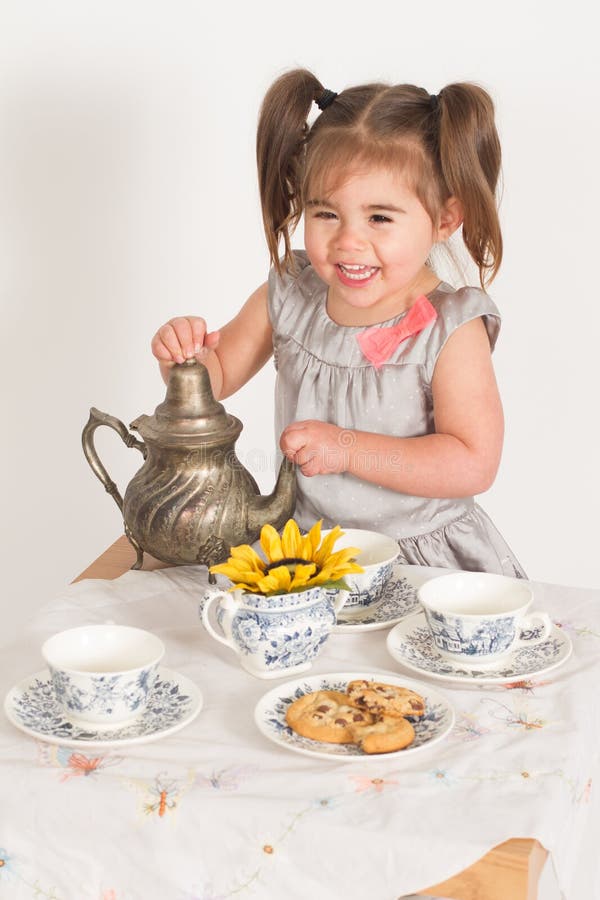 Little Tea Party stock photo. Image of precious, baby - 46320894