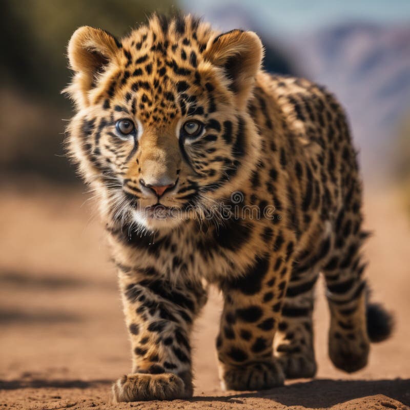 Little tiger stock illustration. Illustration of exotic - 297523329