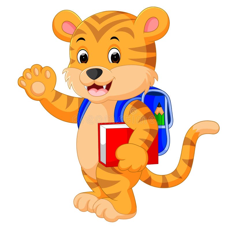 Tiger In School Clipart