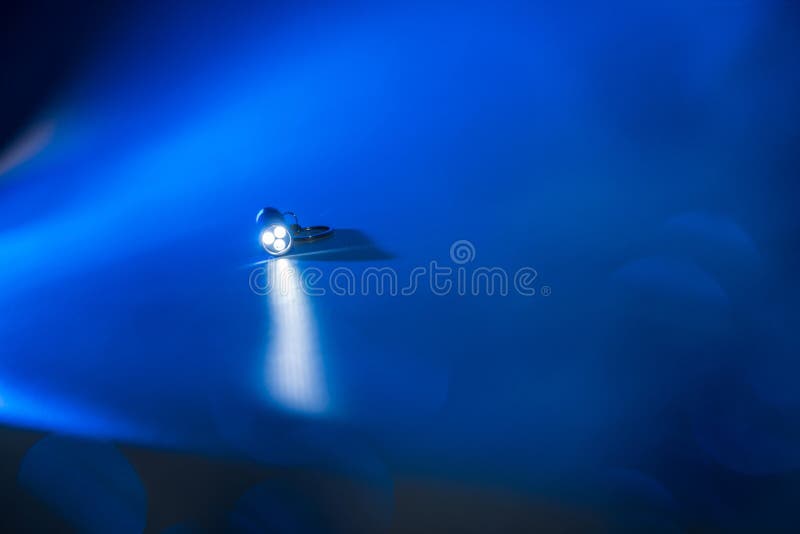 A Little Torchlight with Three LEDs Stock Image - Image of directional ...