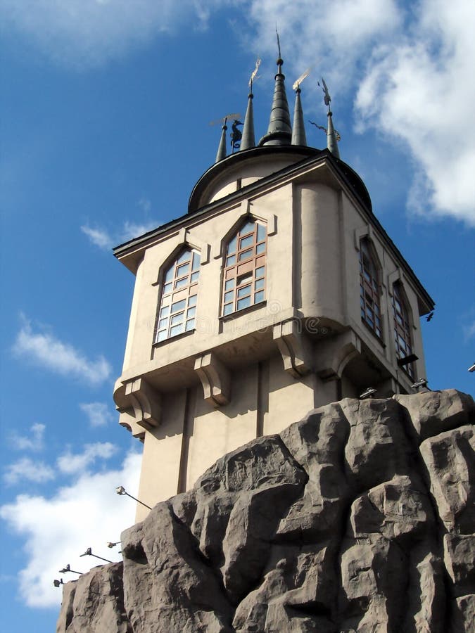 Little tower stock photo. Image of tale, europe, cloud - 11340736