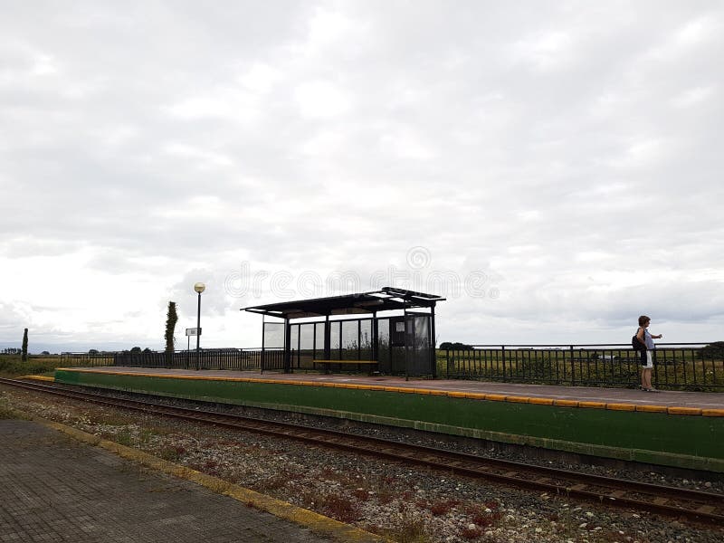Rural train station editorial stock photo. Image of province - 100589238