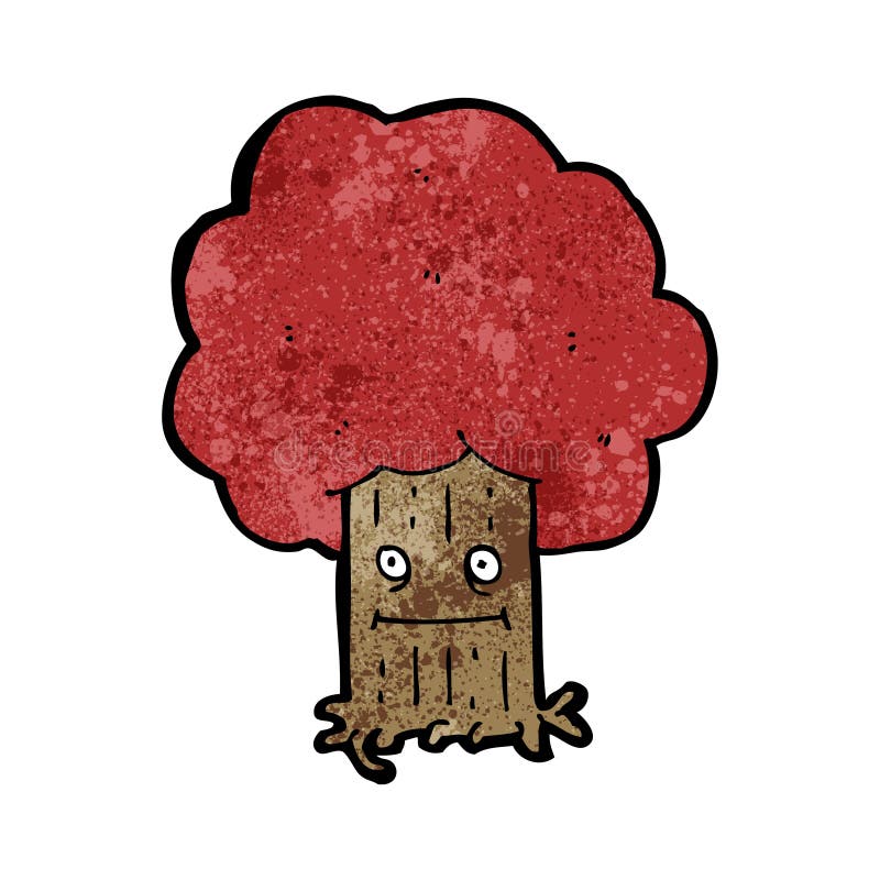 Little Tree Cartoon Character Stock Vector - Illustration of doodle ...