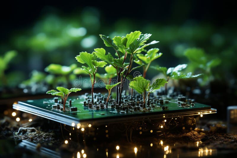 Little Tree Growing on the Converging Point of Computer Generative AI ...