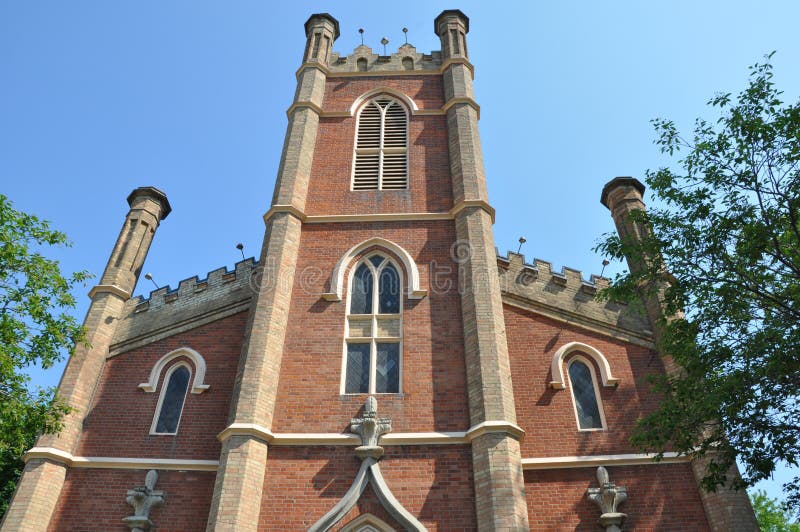 Little Trinity Anglican Church in Toronto Stock Photo - Image of christ ...