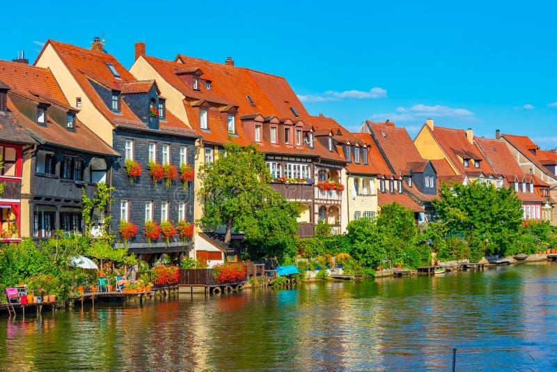 Little Venice District of German Town Bamberg Editorial Stock Image ...